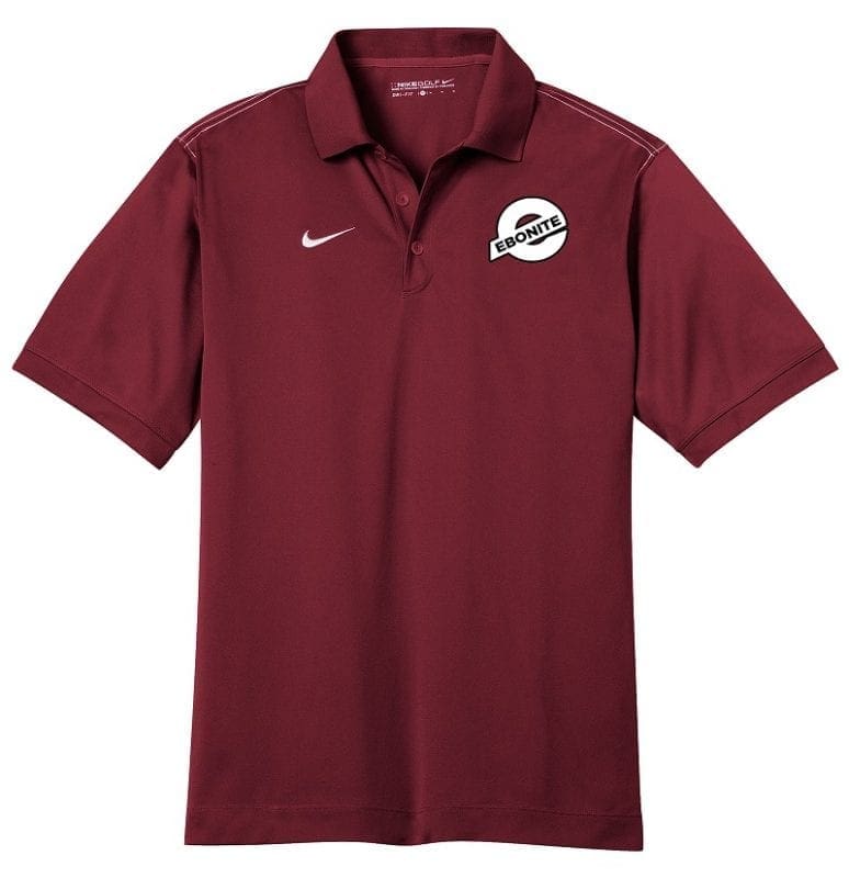 Ebonite Futura Nike Team Red Embroidery Dri-FIT Sport Swoosh Coolwick ...