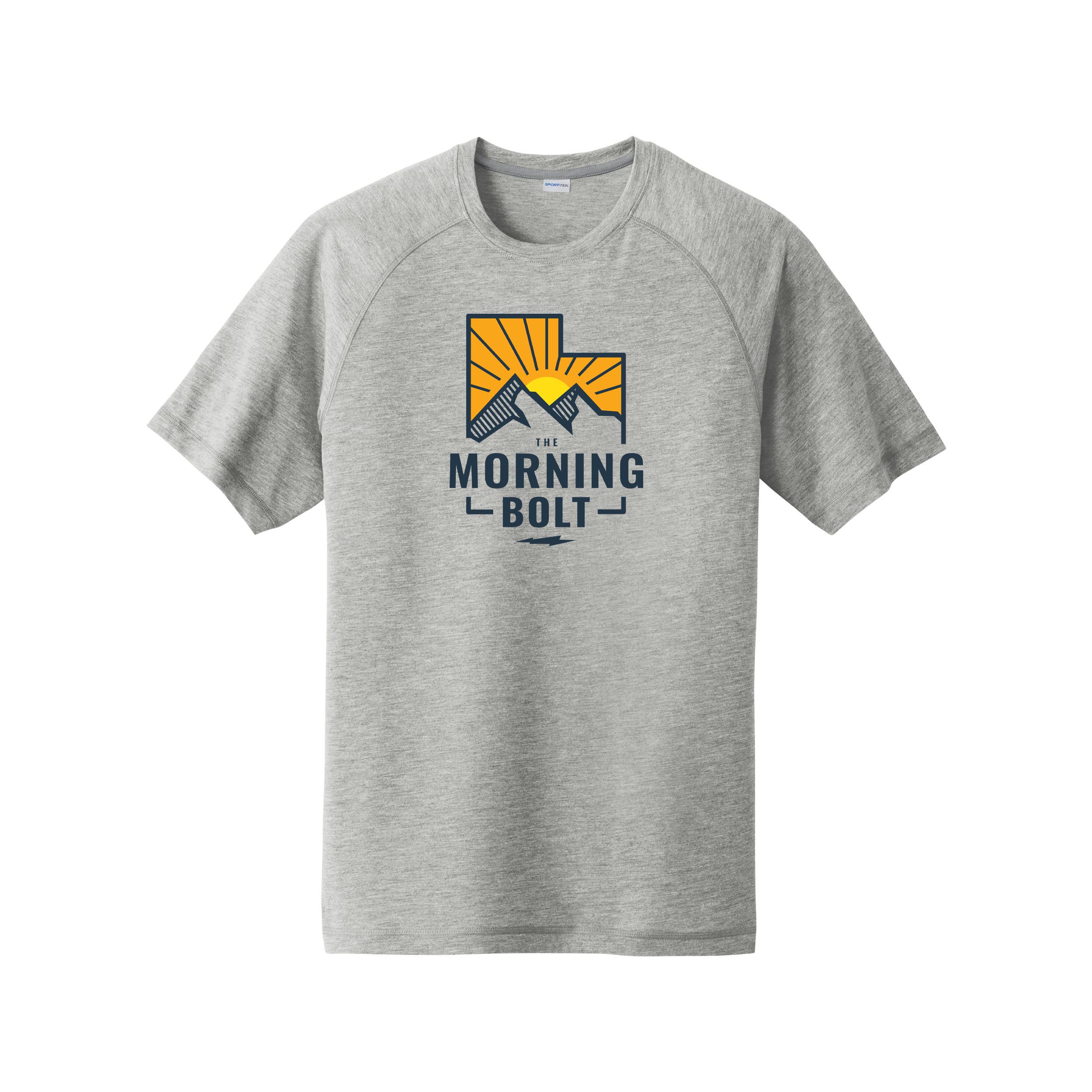 Storm Morning Bolt Men's Tee Shirt - CoolWick Bowling Apparel