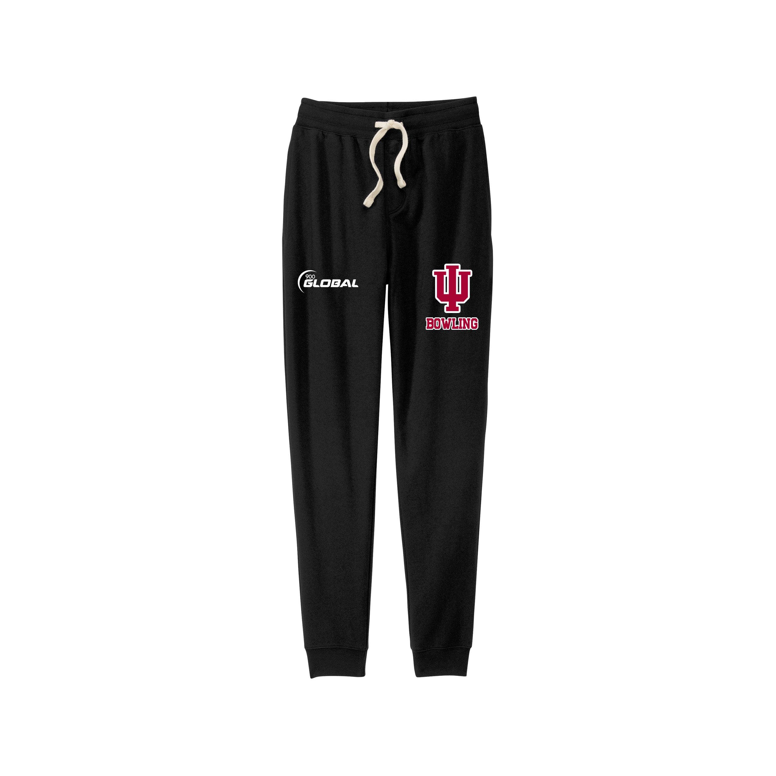 Indiana University Black Unisex Jogger Sweatpants - CoolWick Bowling ...