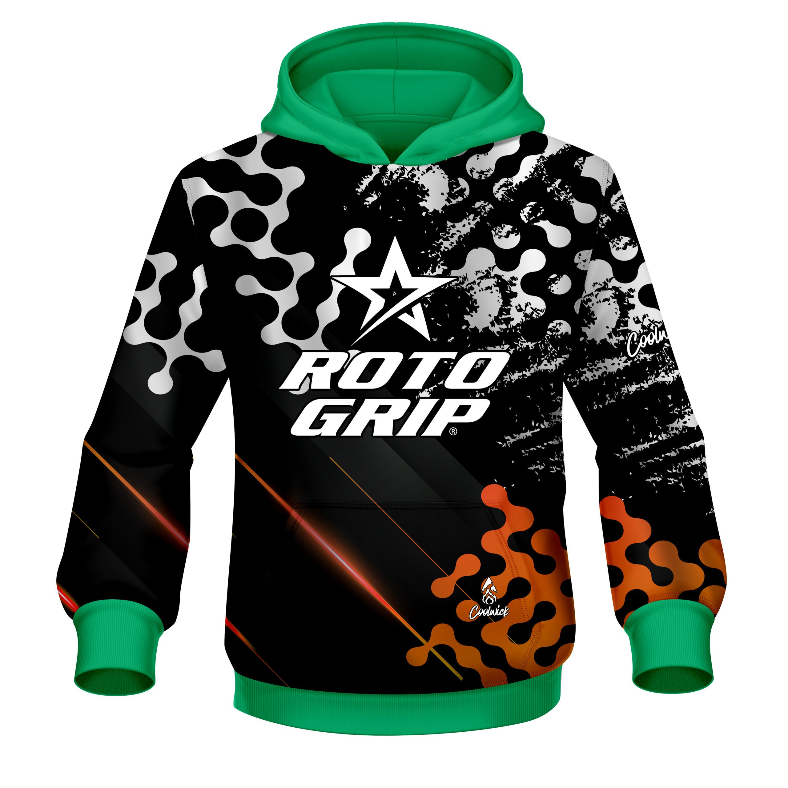 Roto Grip Level Up Orange CoolWick Bowling Hoodie - CoolWick Bowling ...