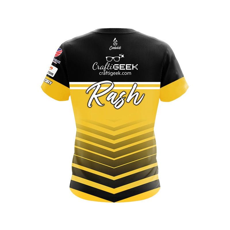 900 Global Sean Rash Gold Arrow Replica CoolWick Bowling Jersey ...