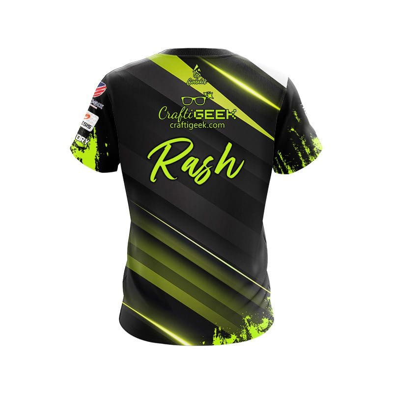 900 Global Sean Rash Racing Splatter Replica CoolWick Bowling Jersey ...