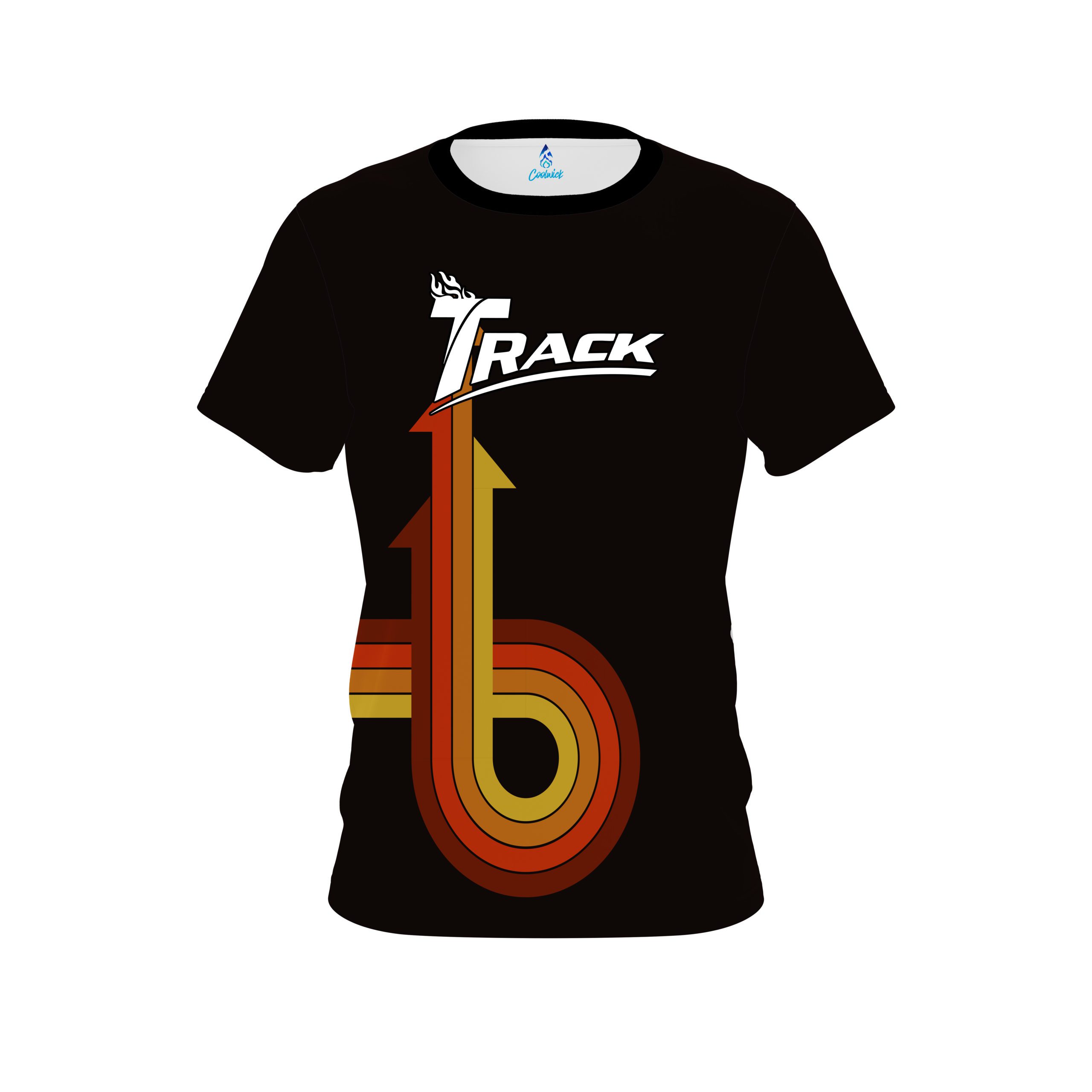 Track Retro 3 CoolWick Bowling Jersey - CoolWick Bowling Apparel
