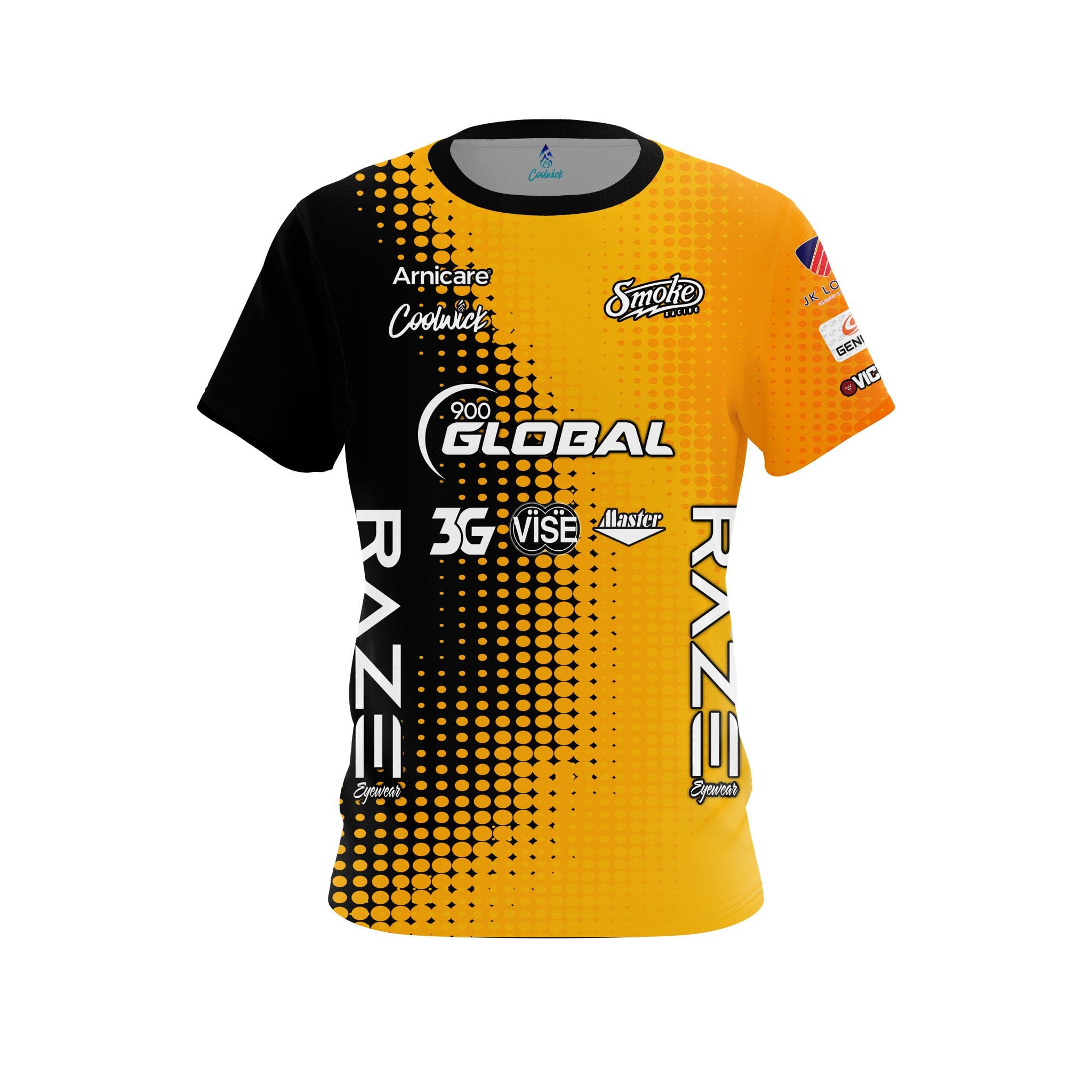 900 Global Sean Rash Sunset Split Replica CoolWick Bowling Jersey ...