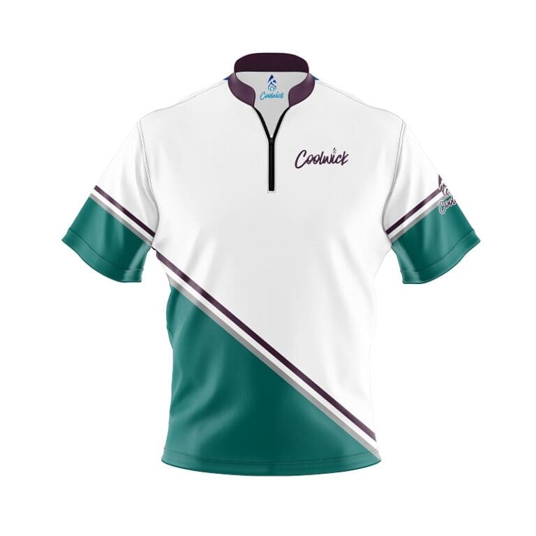 CoolWick Elite Mighty Sash Zip Jersey - CoolWick Bowling Apparel