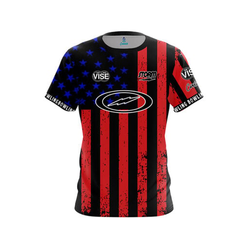 Storm Malia Briggs American Flag CoolWick Bowling Jersey - CoolWick ...