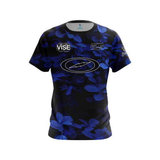 Storm Kaitlyn Stull Blue Leaves CoolWick Bowling Jersey - CoolWick ...