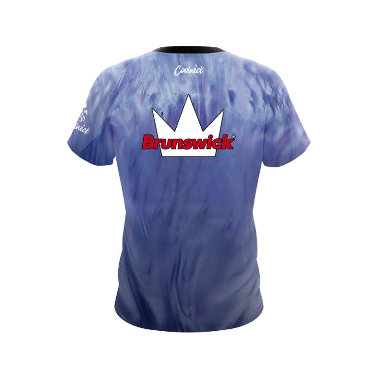Brunswick Danger Zone Purple Ice CoolWick Bowling Jersey
